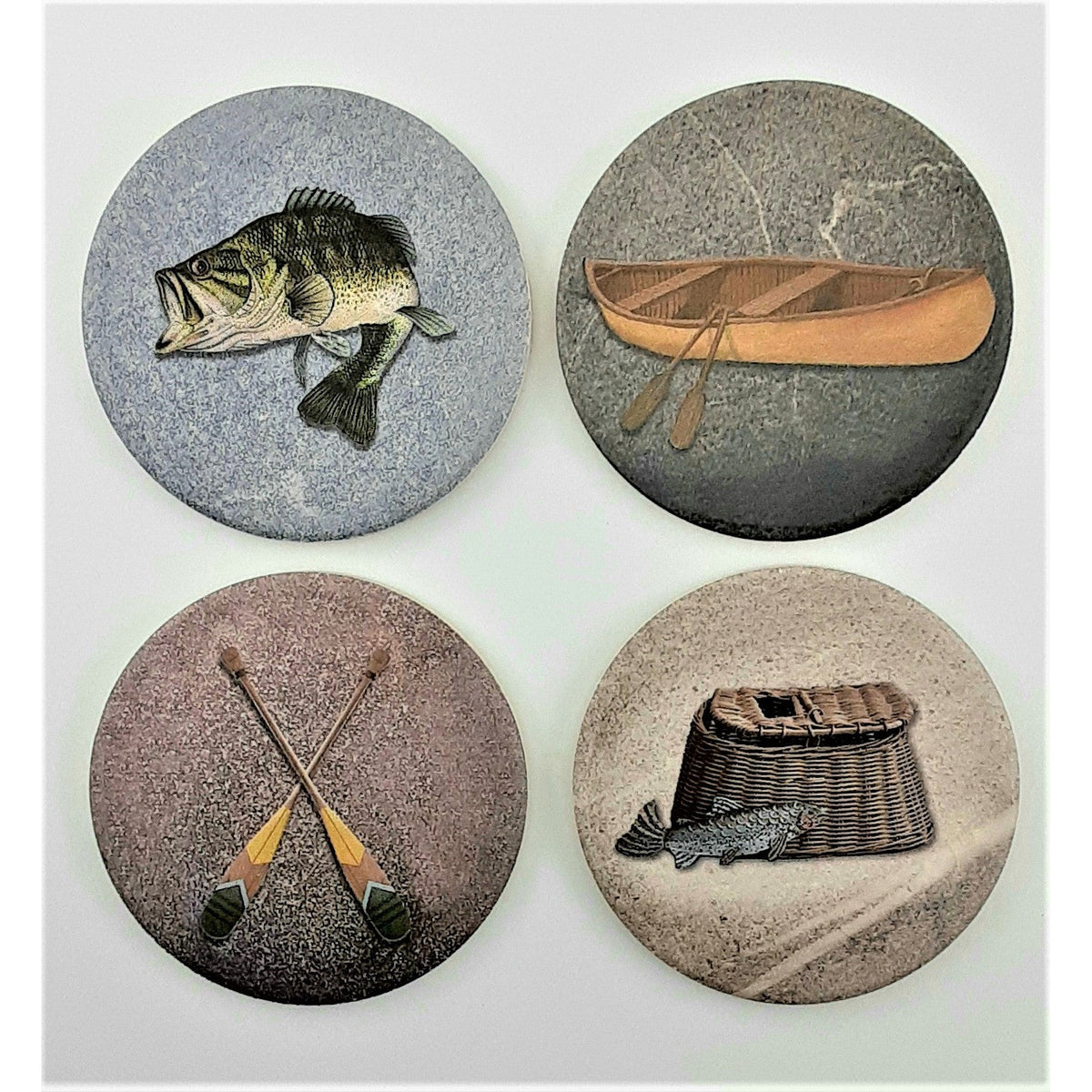 Lake Icon Coasters (Set of 4) – The ADKX Store